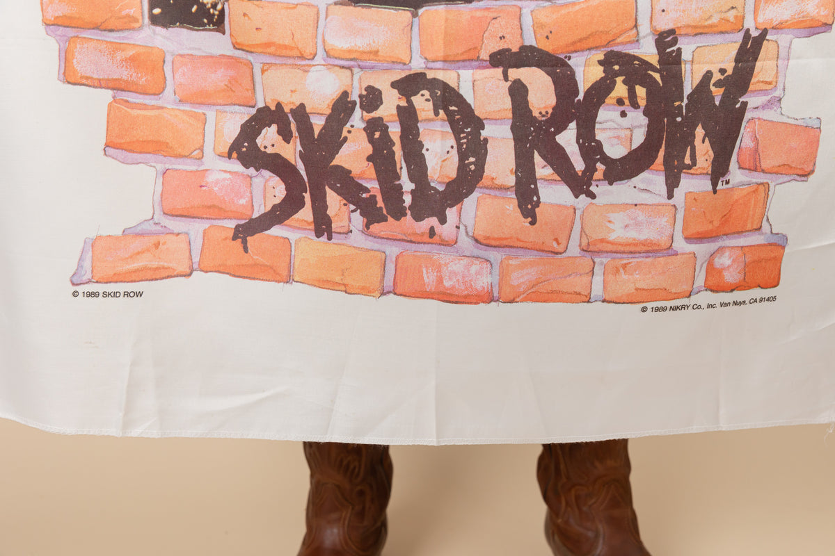 Vintage 1980's Skid Row Classic Album Canvas Fabric Poster Flag | Heav ...