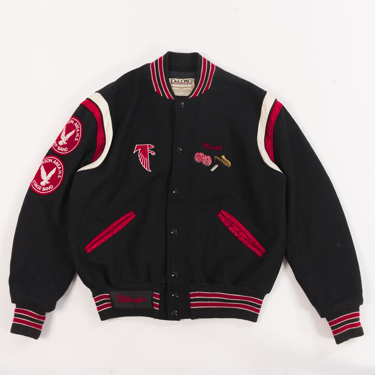 Vintage Letterman, Varsity Jacket ''Jefferson Band Drama Cheerleader ...